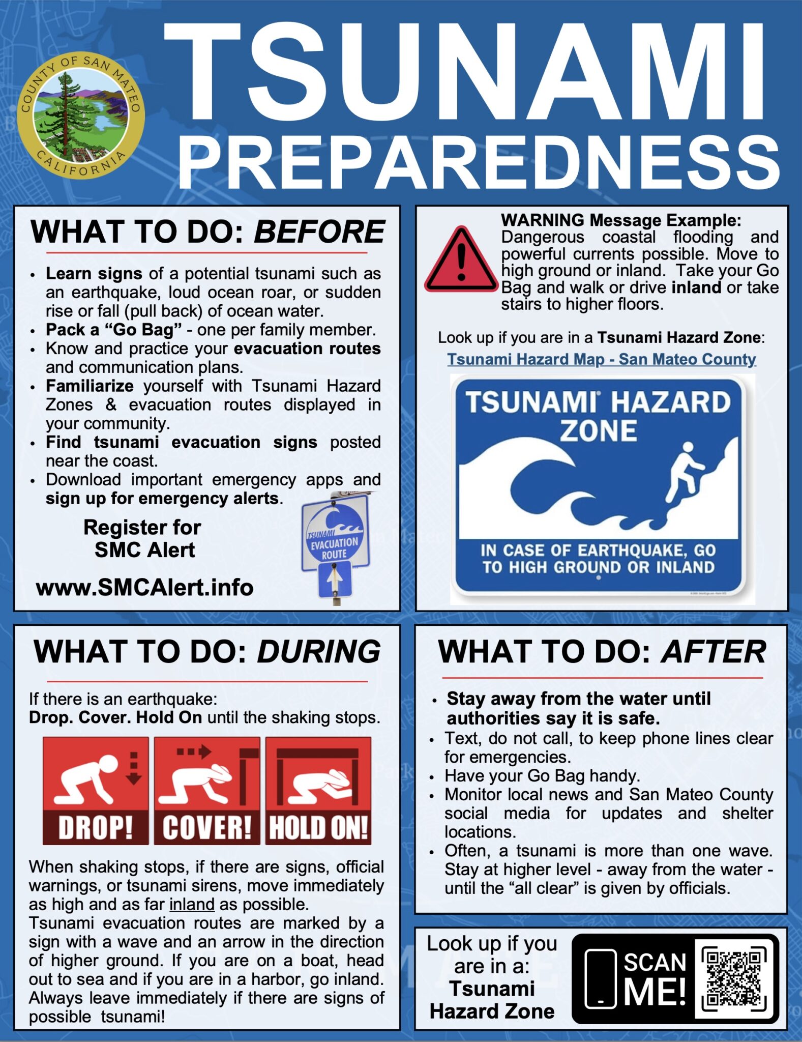 Use San Mateo County's New Tsunami Hazard Area Dashboard to Map your ...